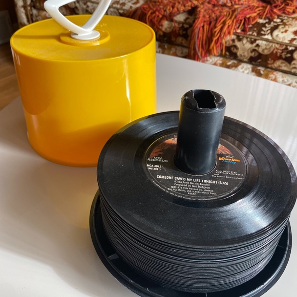 Other | Vintage Disk Go Case With Records | Poshmark